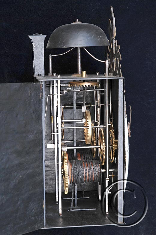 Comtoise-Uhr mit seltener Aufsatzspange - La Pendule