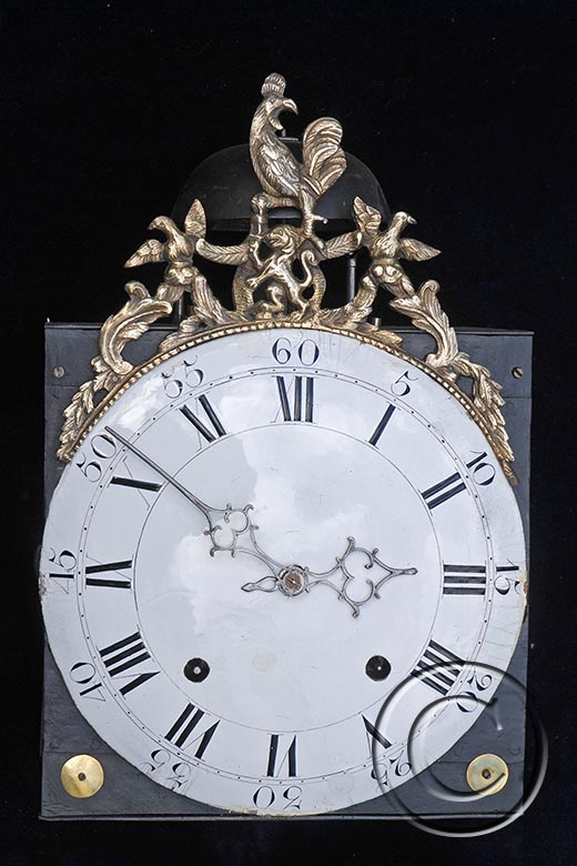 Comtoise-Uhr mit seltener Aufsatzspange - La Pendule