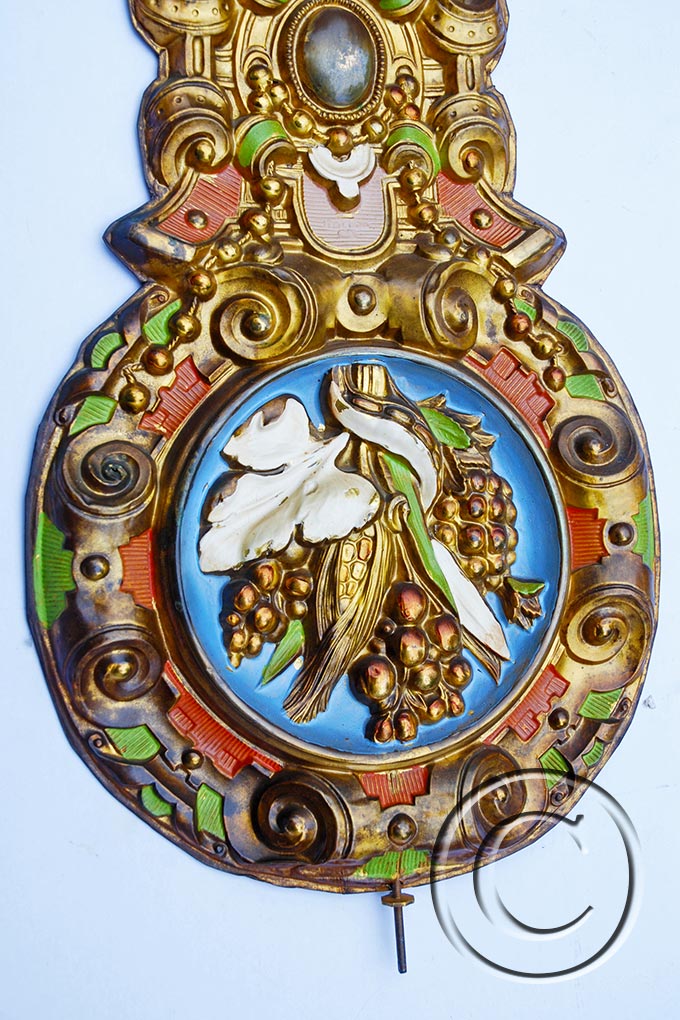Comtoise-Uhr mit Bemalung, Carl Neufeld - La Pendule